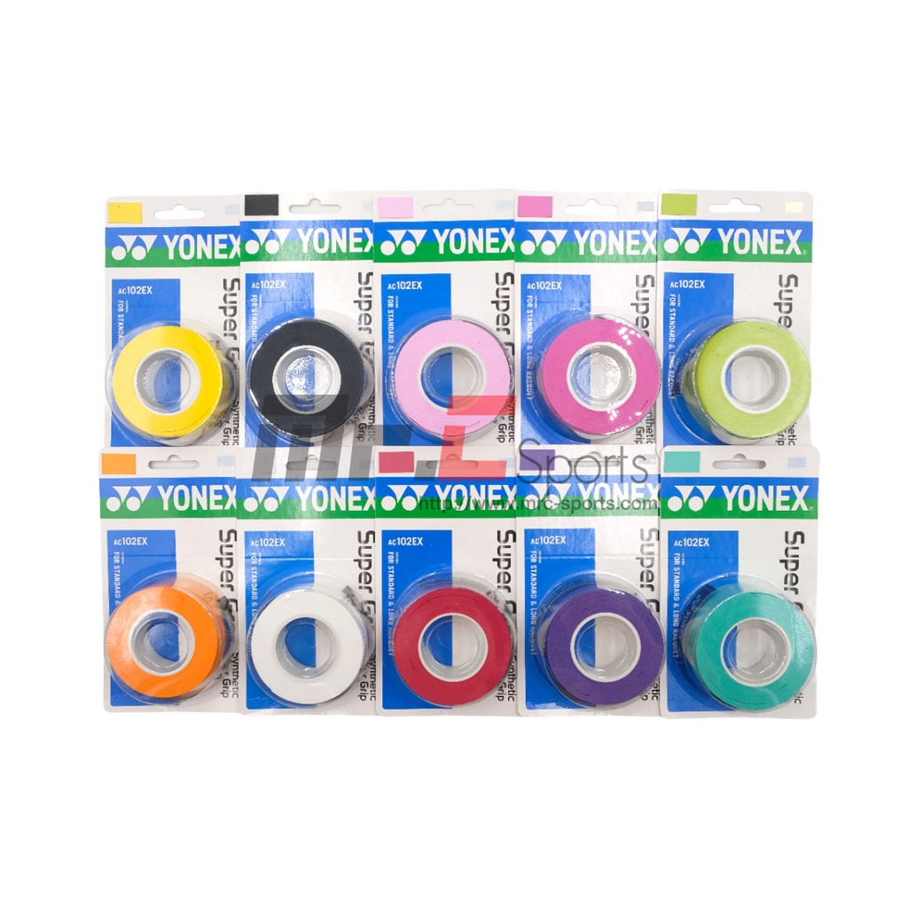 ยางพันด้าม YONEX AC102EX SUPER GRAP ของแท้ | Shopee Thailand
