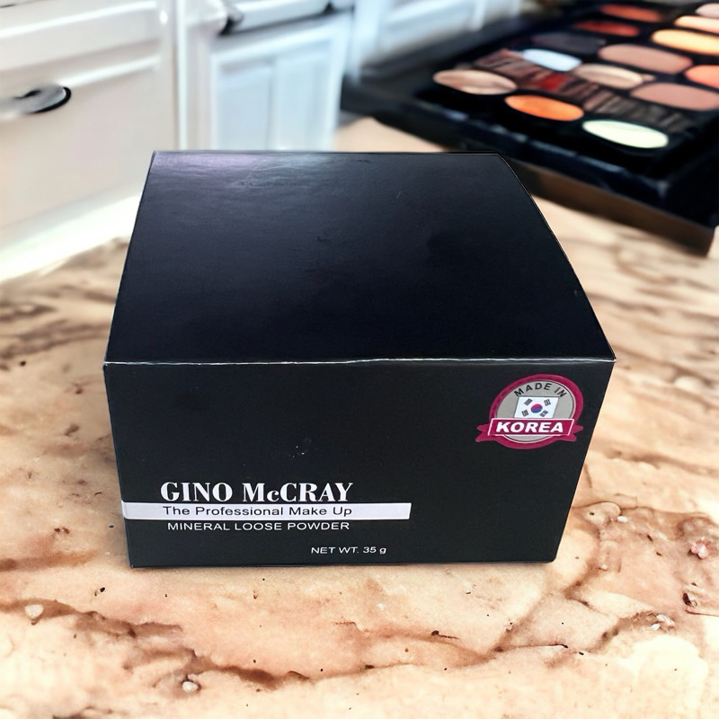GINO McCRAY Professional Make UP Loose Powder แป้งฝุ่นเนื้อเนียนบาง ของแท้ Made KOREA ราคาดี ...