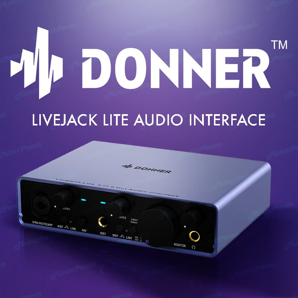 Donner Livejack Lite USB ออดิโออินเตอร์เฟส Audio Interface รับประกัน ...