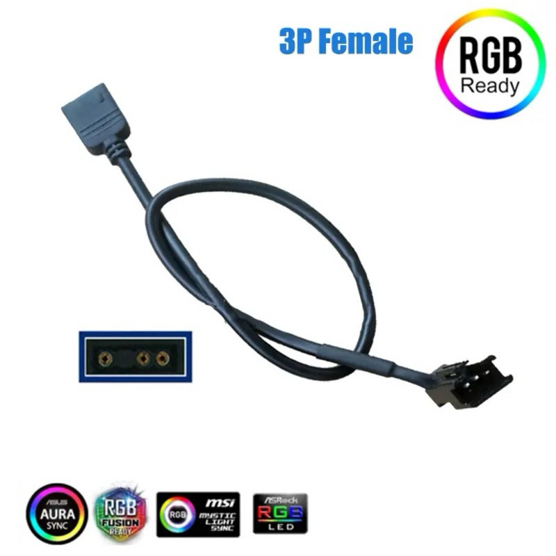 สายแปลงสายไฟ LED ARGB 5V 3 PIN TO SM3PIN | Shopee Thailand