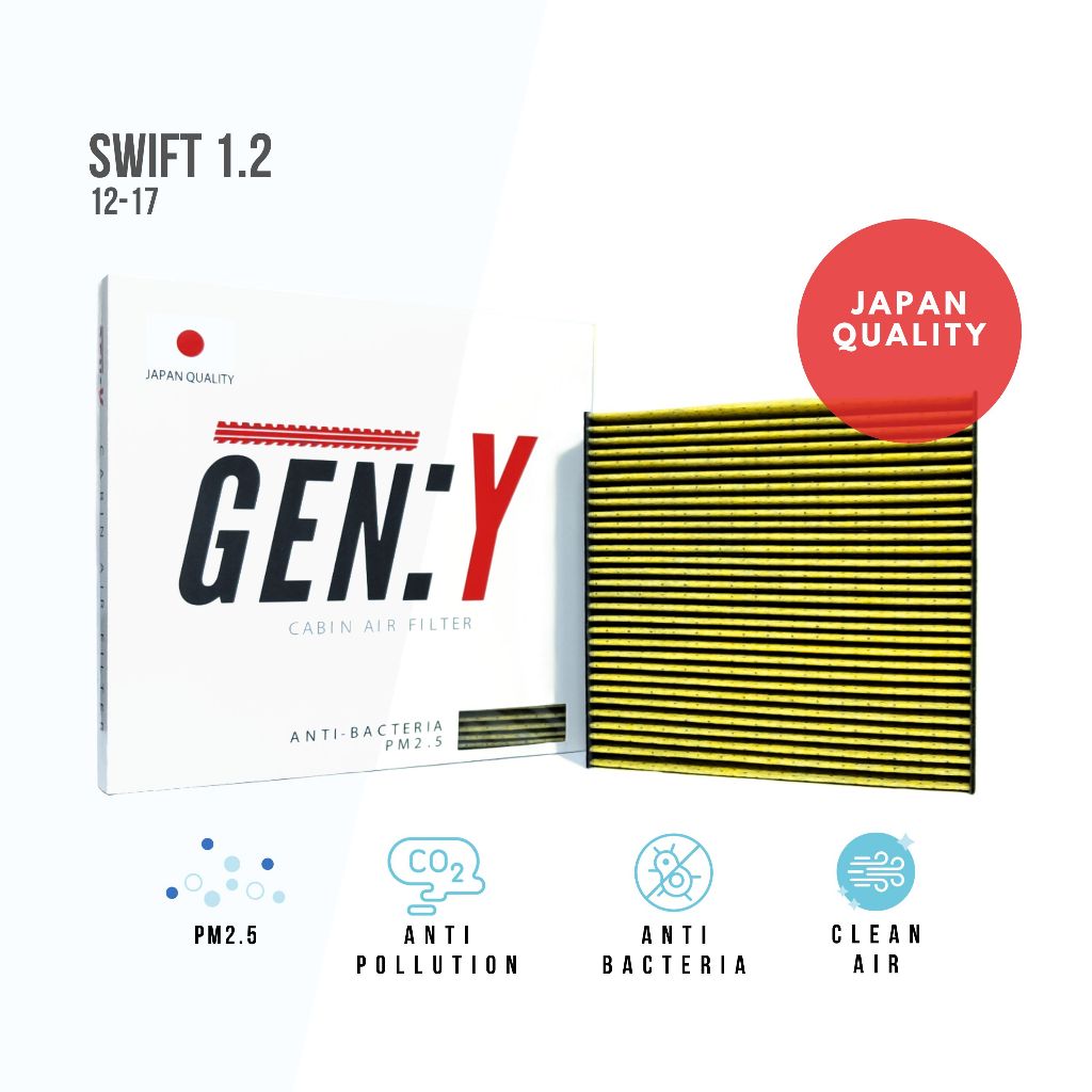 [🇯🇵JAPAN QUALITY] กรองแอร์ GENY ดักจับฝุ่น PM2.5 Suzuki Swift Gen2 1.2 ...