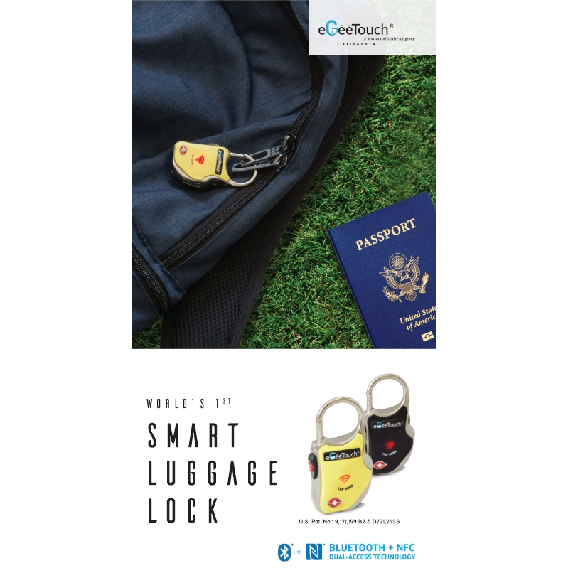 กุญแจล็อคกระเป๋าเดินทาง SMART TSA LOCK (BLUETOOTH + NFC) | Shopee Thailand