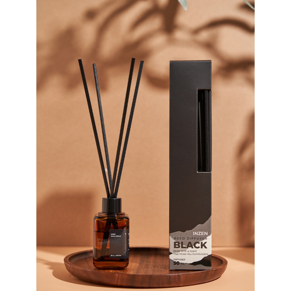 อินเซ็น INZEN ก้านไม้หอมขวดสีชา Reed Diffuser กลิ่น Jo malone,SAUVAGE ...
