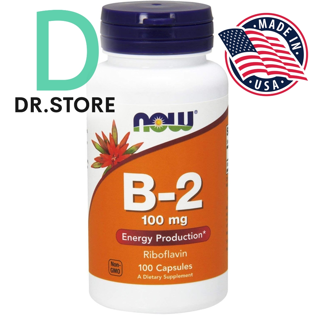 Now Foods Vitamin B2 100 mg 100 Caps 🔥ถูกสุด | Shopee Thailand