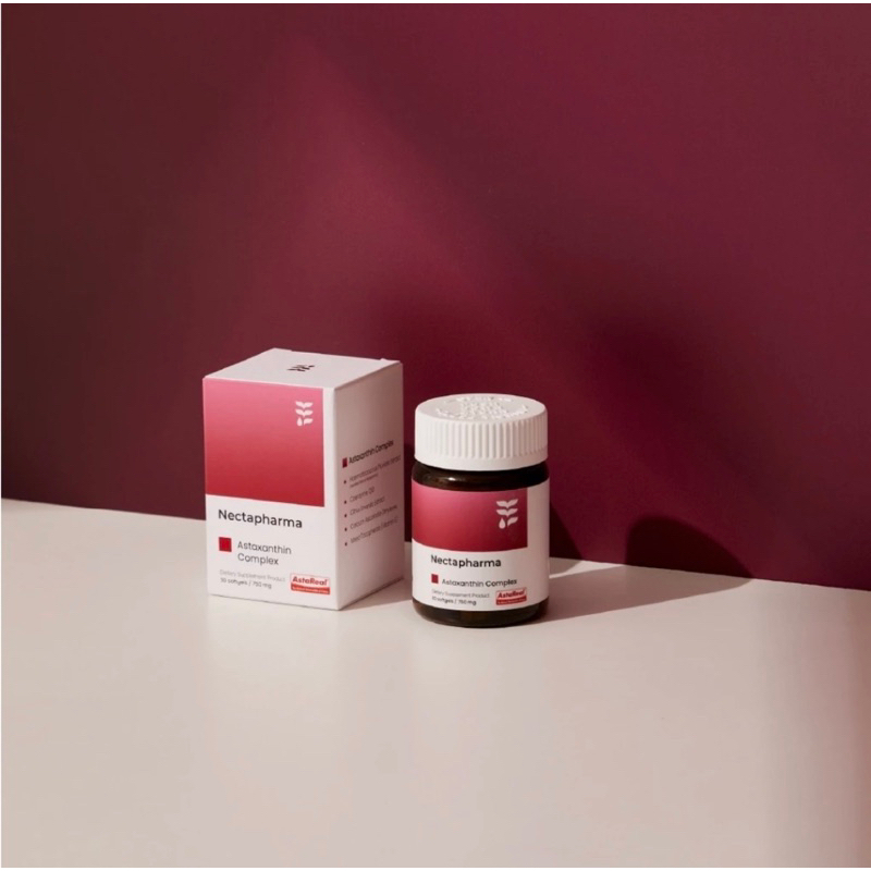 (ของแท้) AstaReal Astaxanthin + CoQ10 by Nectapharma เนคตาฟาร์มา แอสตาแ ...