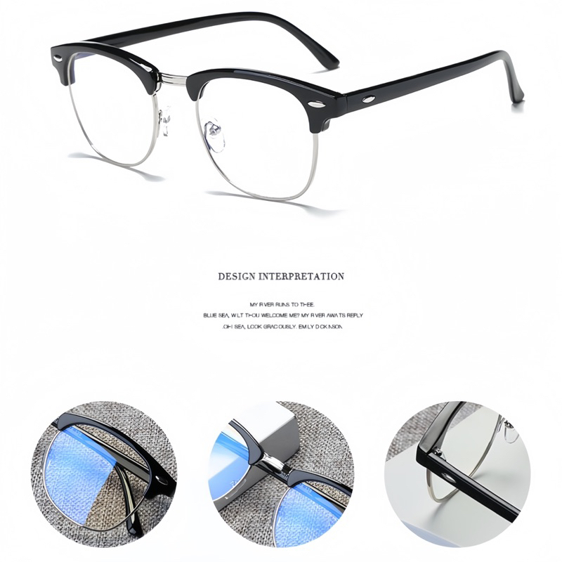 แว่นกรองแสงสายตายาว เลนส์BlueBlock 3016 สายตายาว+50ถึง+400 กรองแสงสีฟ้าจากคอมมือถือ100% | Shopee ...