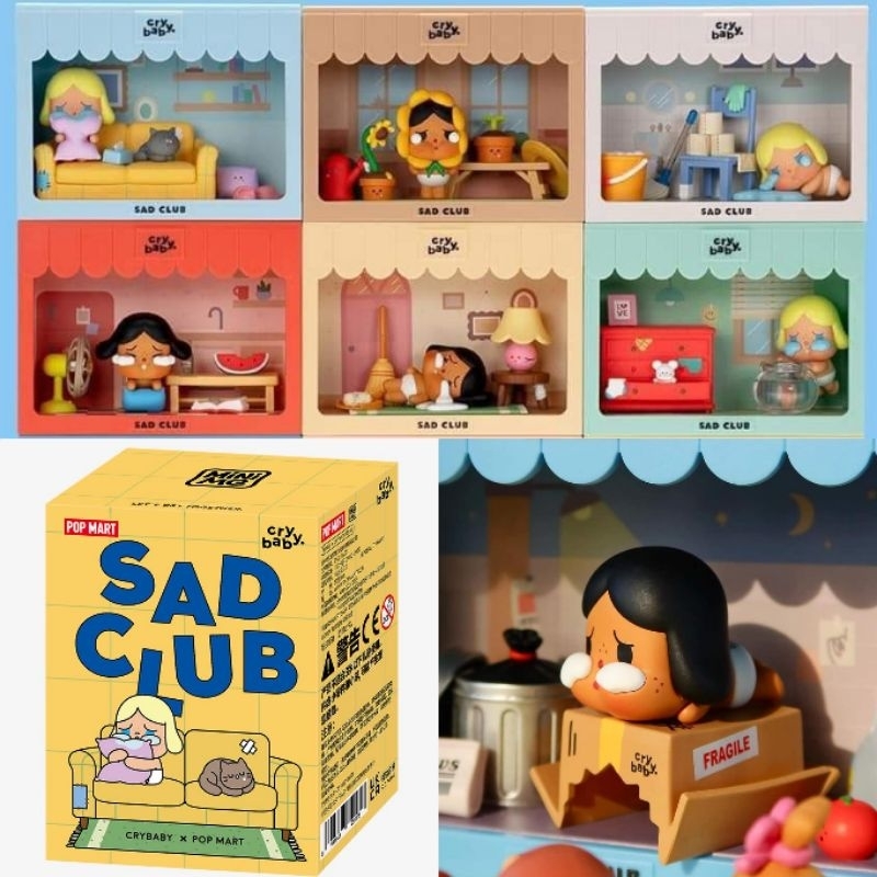 CRYBABY Sad Club Series Scene Sets คายเบบี้ | Shopee Thailand