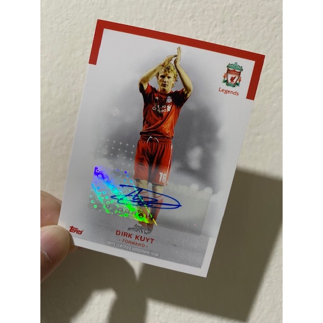 การ์ดลายเซ็น TOPPS LIVERPOOL TEAM SET 2022-2023 Dirk Kuyt | Shopee Thailand