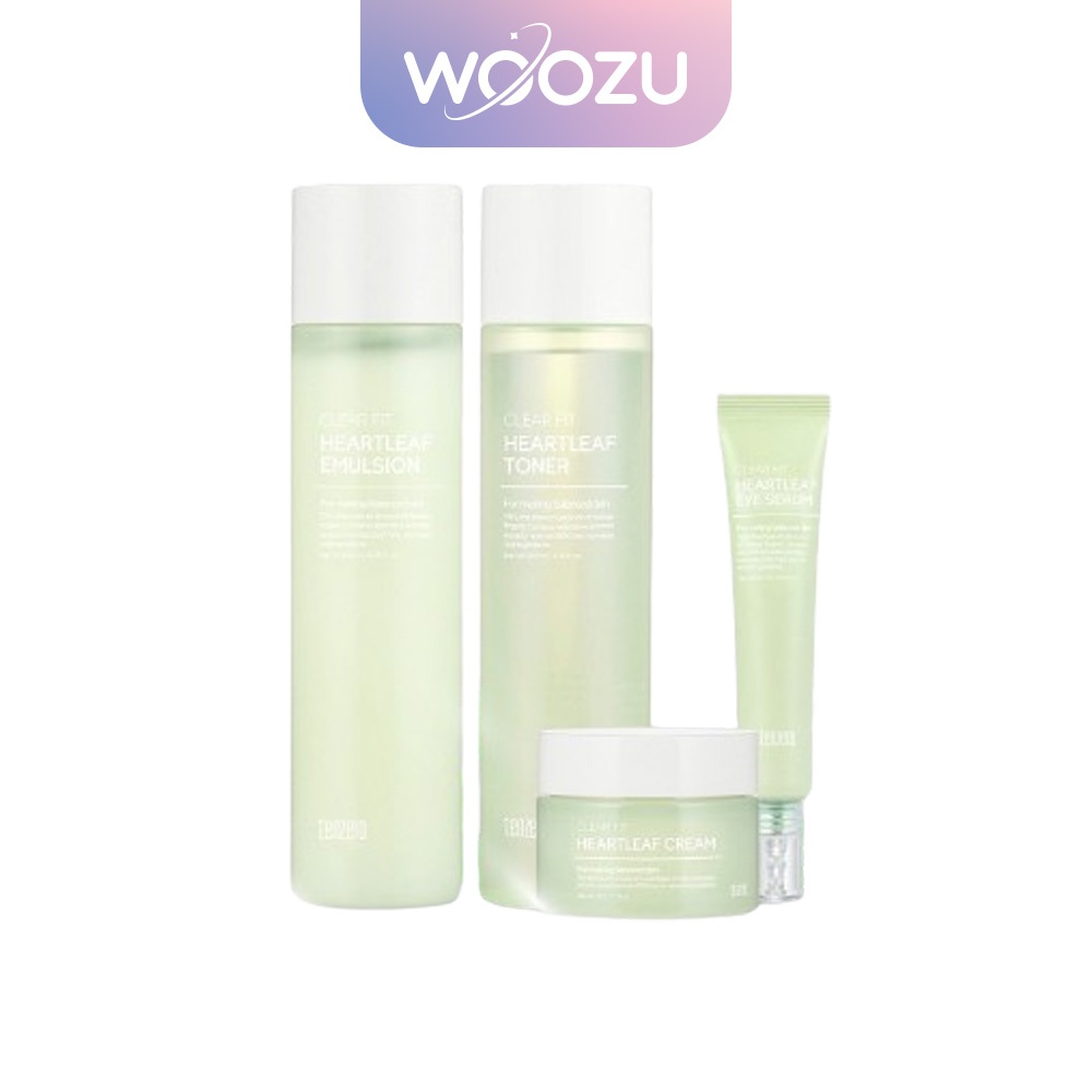 TENZERO Clear Fit Heartleaf Toner/Emulsion/Cream/Eye Serum | Shopee ...