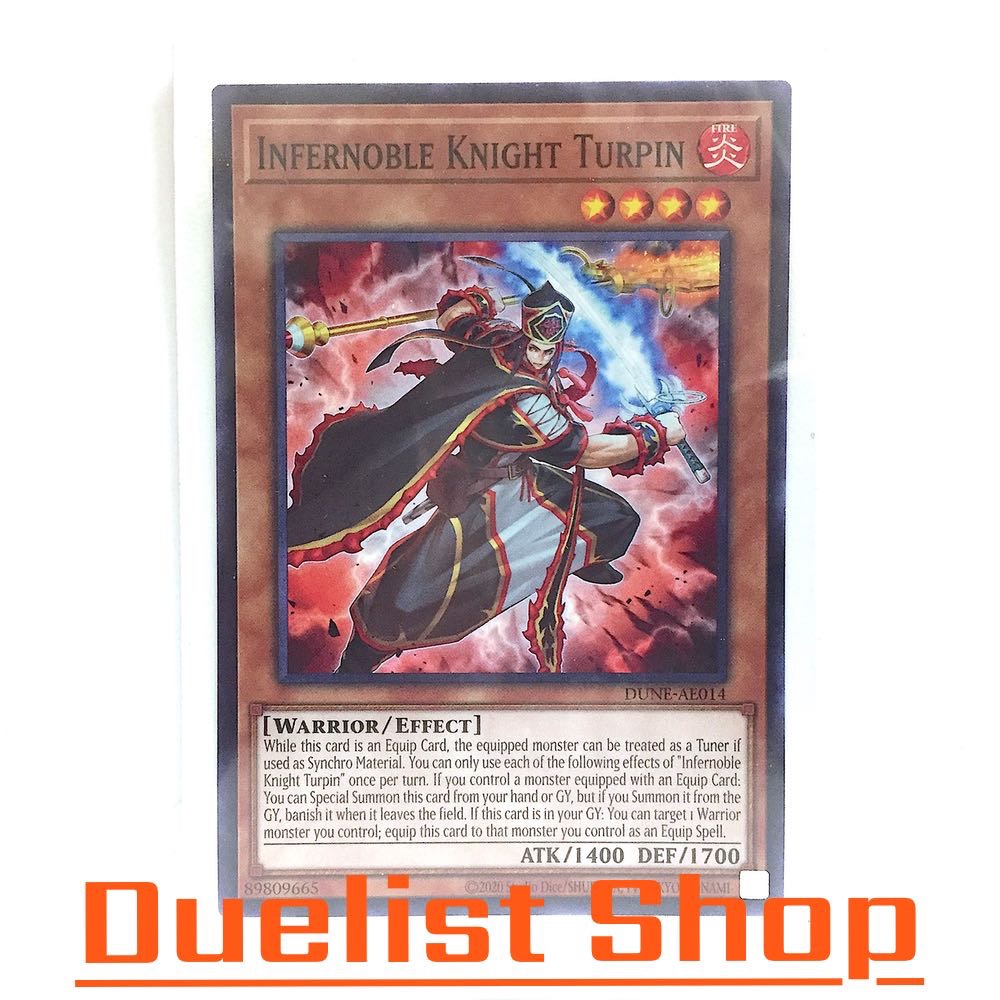 Infernoble Knight Turpin (N) Monster Fire Level4 [Warrior/Effect] ชุด ...