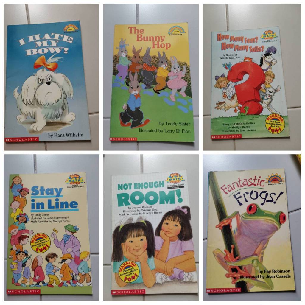หนังสือภาษาอังกฤษชุด Scholastic Hello Reader Level 1 - 3, Hello Math ...