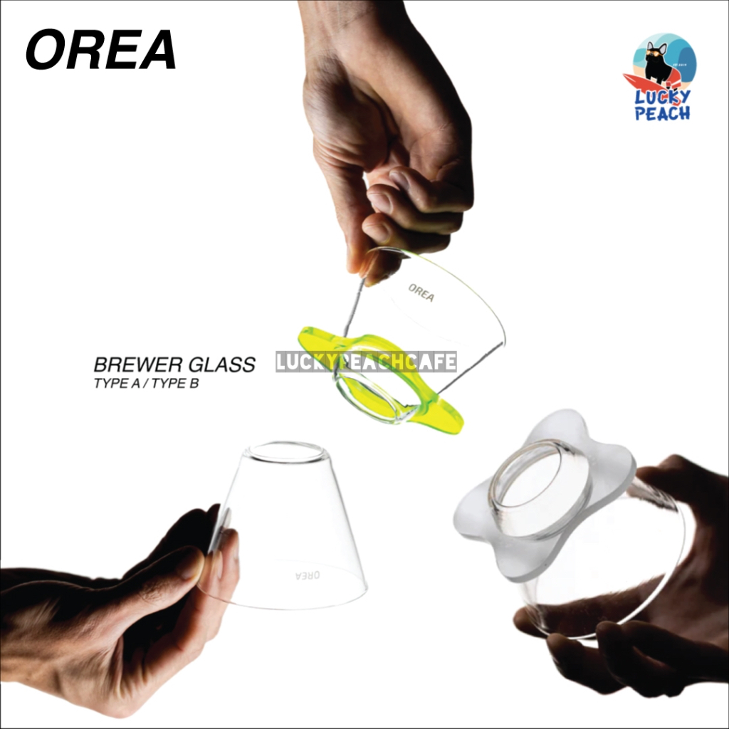 (NEW!) OREA Glass Type A and Type B Special Brewer ถ้วยกาแฟ Dripper แบบ ...