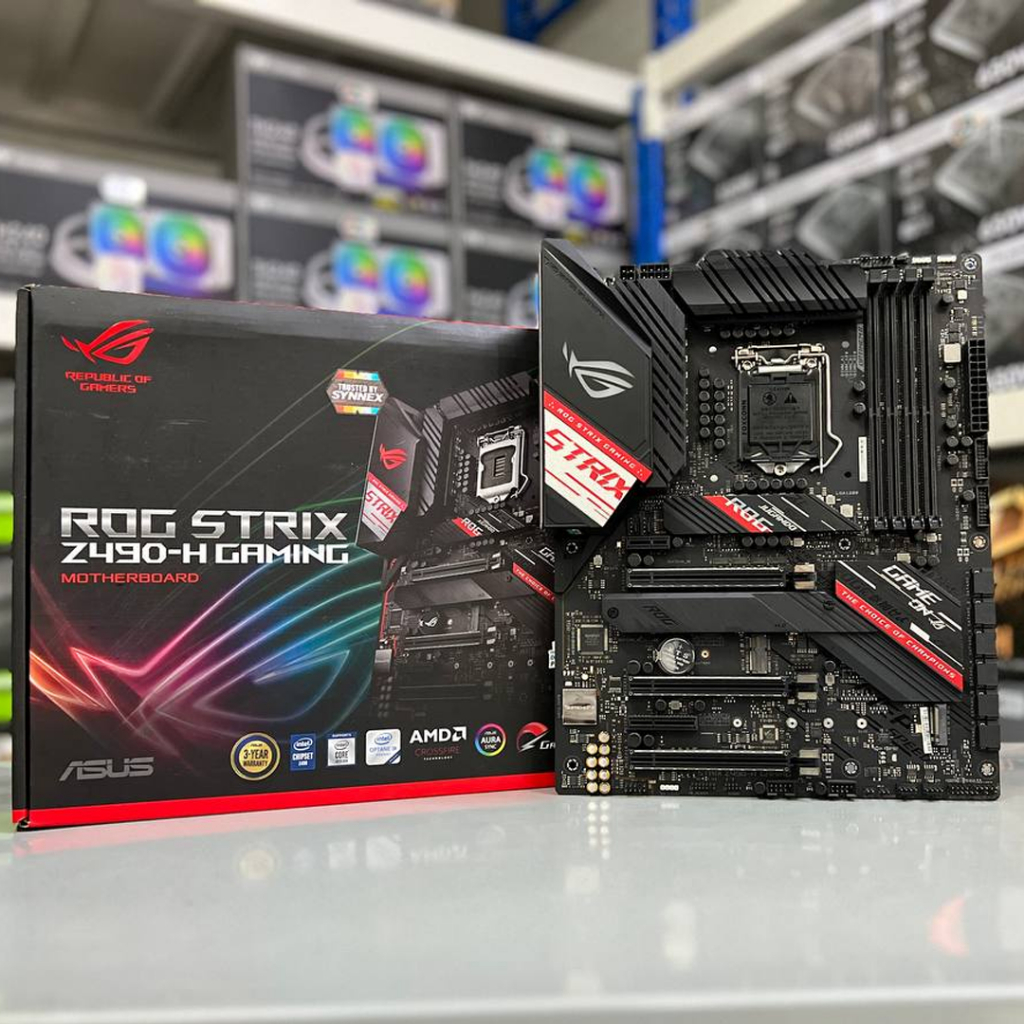 ASUS ROG STRIX Z490-H GAMING MAINBOARD เมนบอร์ด INTEL LGA 1200 สินค้า ...