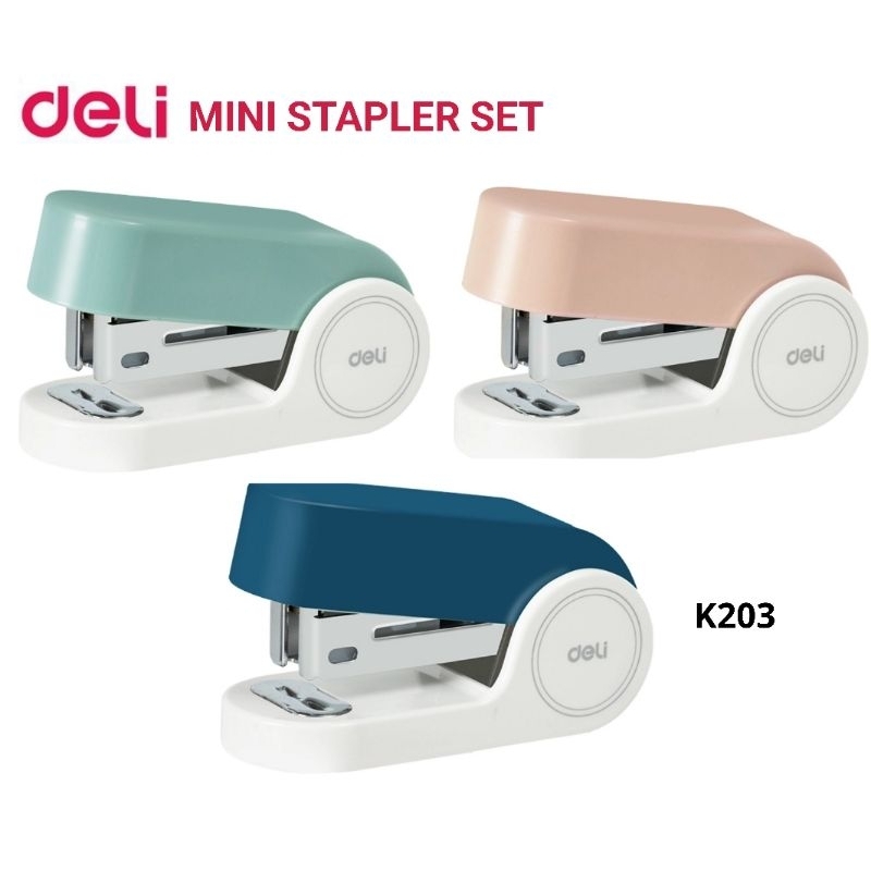 Deli ชุดเครื่องเย็บกระดาษ พร้อมลวดเย็บ No.K203 ใช้ลวดเบอร์ 26/6 เย็บ ...