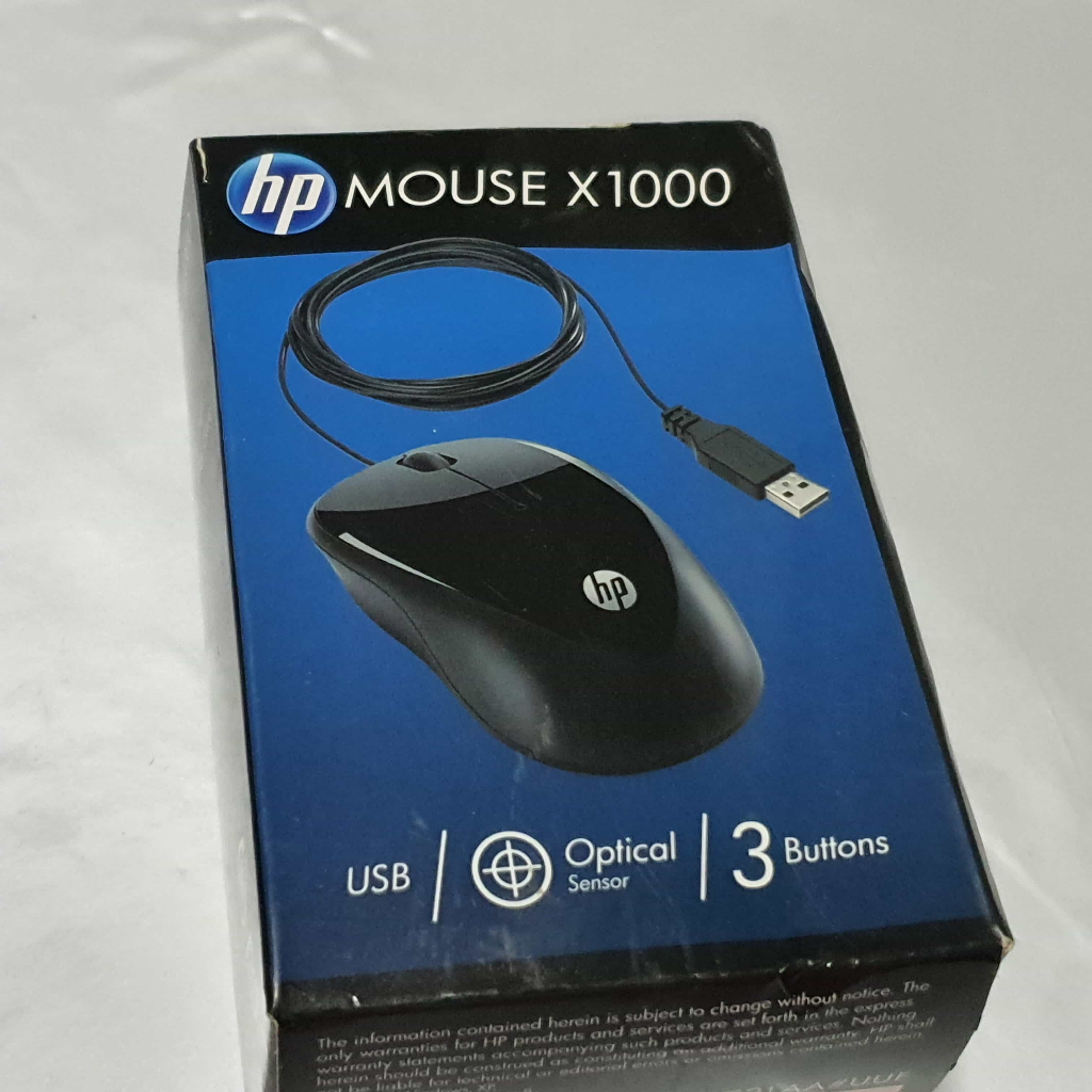 HP X1000 Wired USB Mouse with 3 Buttons เมาส์ | Shopee Thailand