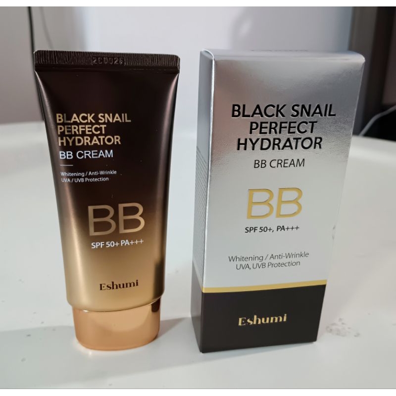 บีบี ครีม พื้นผสมกันแดด Eshumi BB cream Black snail perfect Hydrator ปริมาณ 50ml | Shopee Thailand