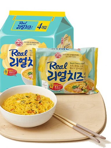 Ottogi Real Cheese Bigcup มาม่าเกาหลี ราเมนรสชีส 리얼치즈 라면 120g. | Shopee ...