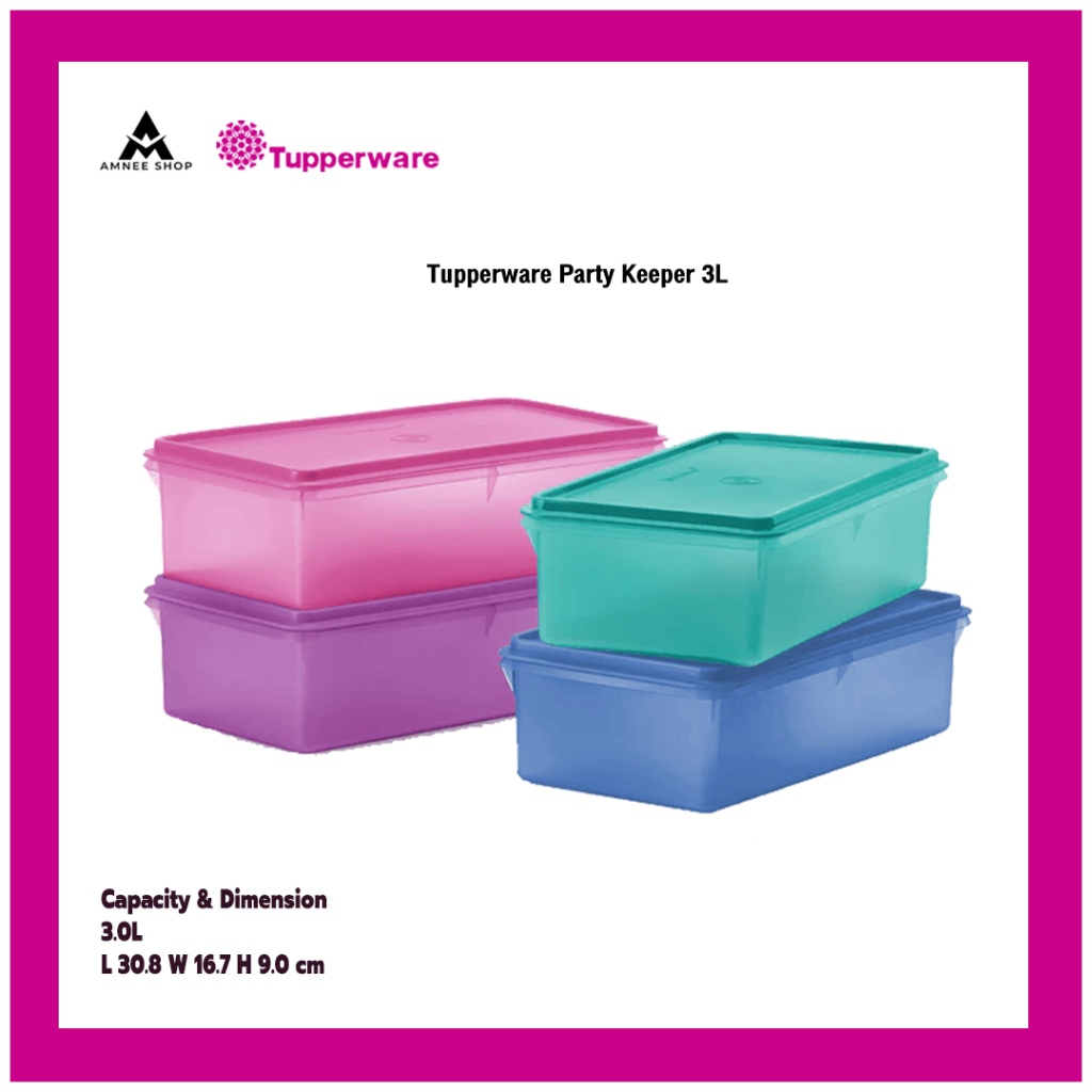 Tupperware Party Keeper 3L 1ใบ เลือกสีได้ | Shopee Thailand