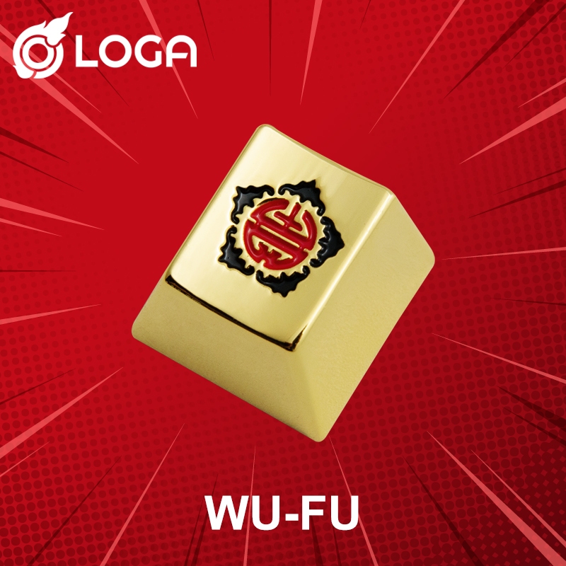 คีย์แคป LOGA WU-FU : Chinese talisman metallic keycap | Shopee Thailand