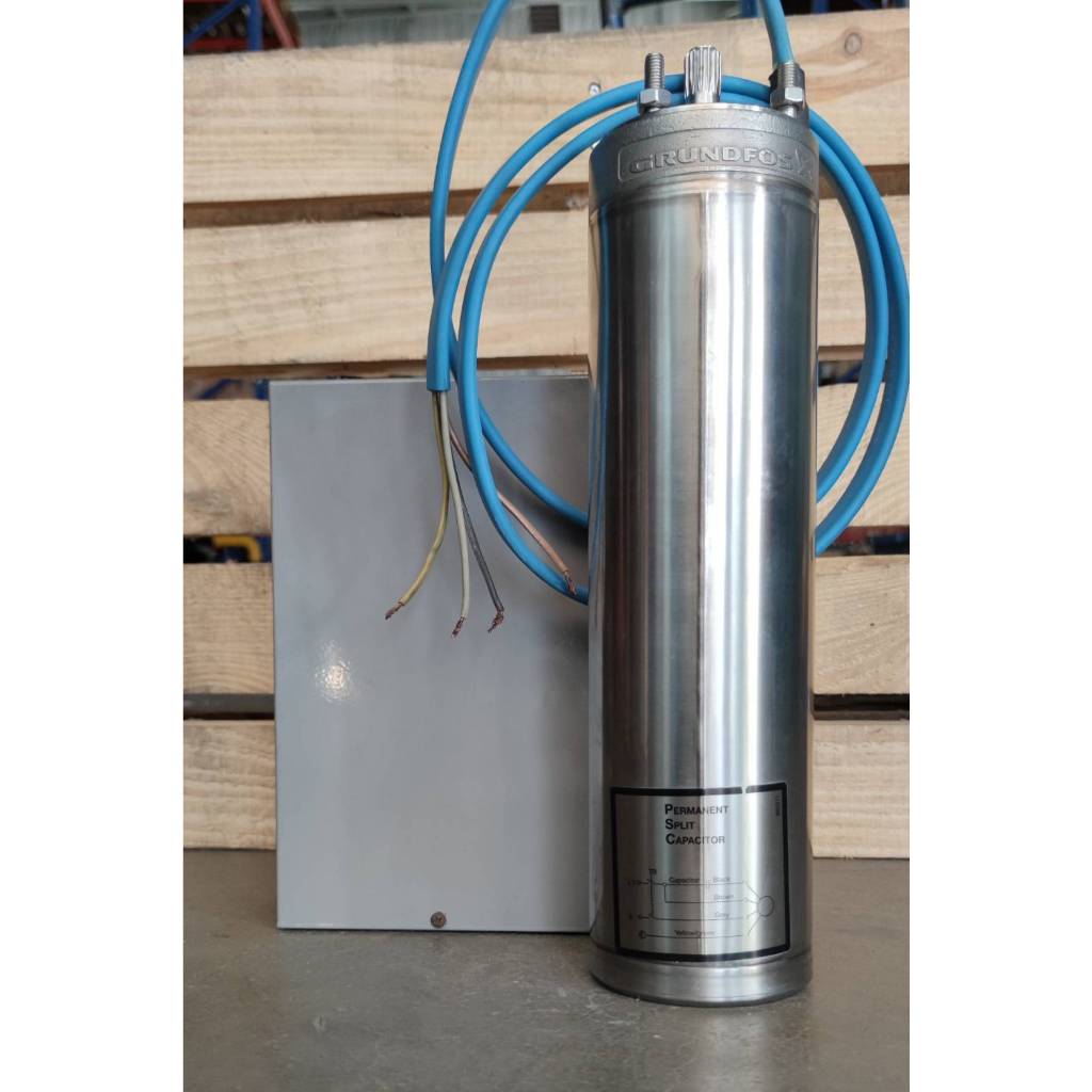 Motor Grundfos MS 402 (79753405) มอเตอร์ กรุนฟอส ปั๊มบาดาล 1.1Kw 50Hz 2 ...