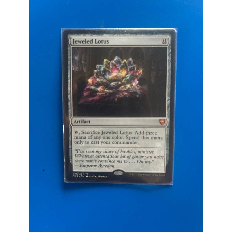 การ์ด MTG Jeweled Lotus Artifact Magic the gathering EDH รุ่น CMM สภาพ ...