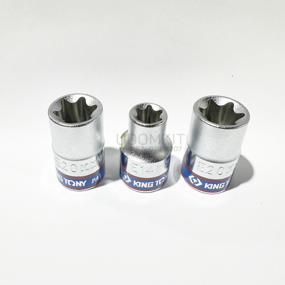 KINGTONY ลูกบล็อกดาว บล็อคหัวดาว บ็อกดาวสั้น 1/2 เบอร์ E10 E12 E14 E18 E20 | Shopee Thailand