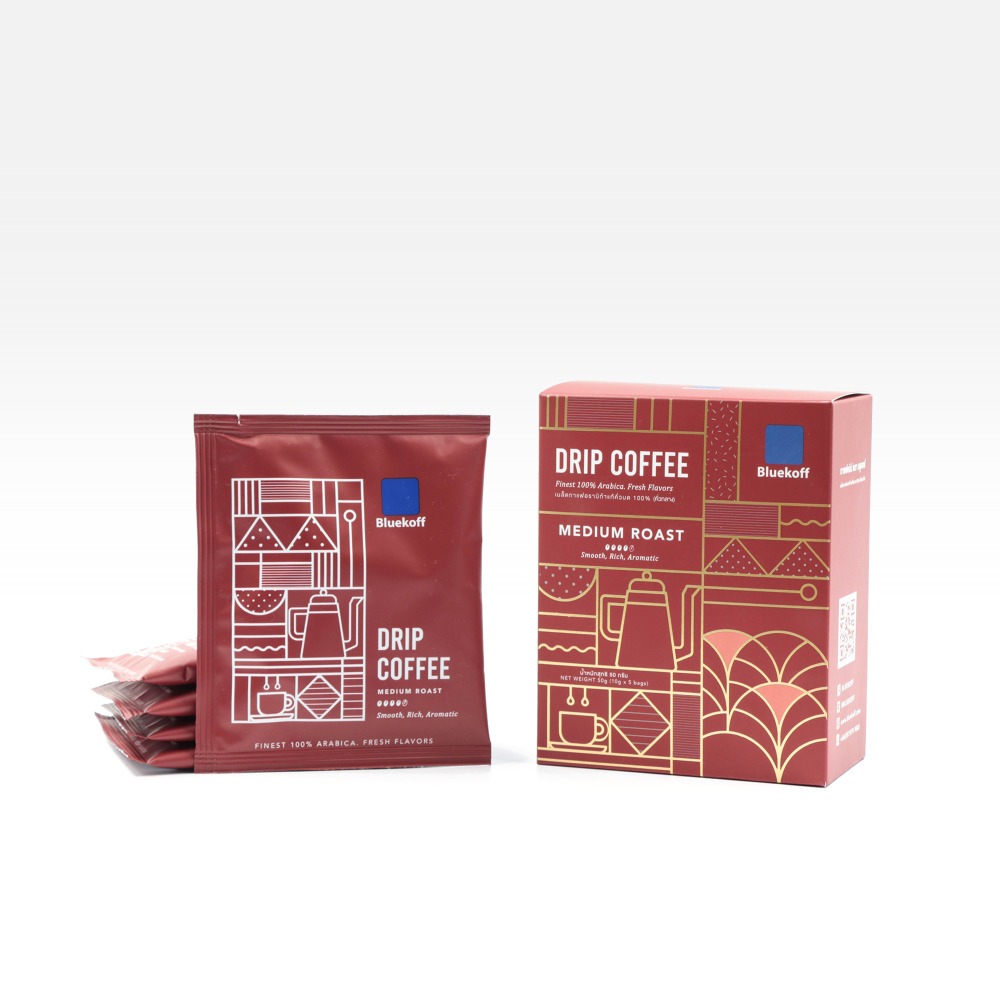Bluekoff THAI DRIP COFFEE MEDIUM ROAST (คั่วกลาง) | Shopee Thailand