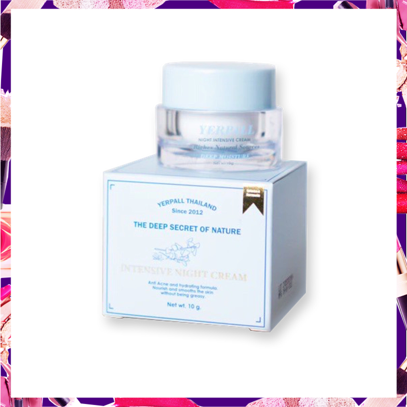 YERPALL NIGHT INTENSIVE CREAM ครีมเยอเพิล กลางคืน ปริมาณ 10กรัม ...