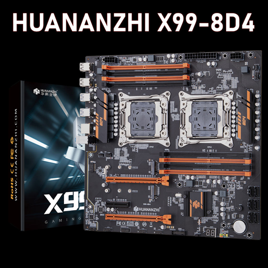 ส่งจากไทย ไม่ต้องรอ Huananzhi X99-8D4 Chipset X99 2011-3 For Intel Xeon DDR4 M.2 NVME | Shopee ...