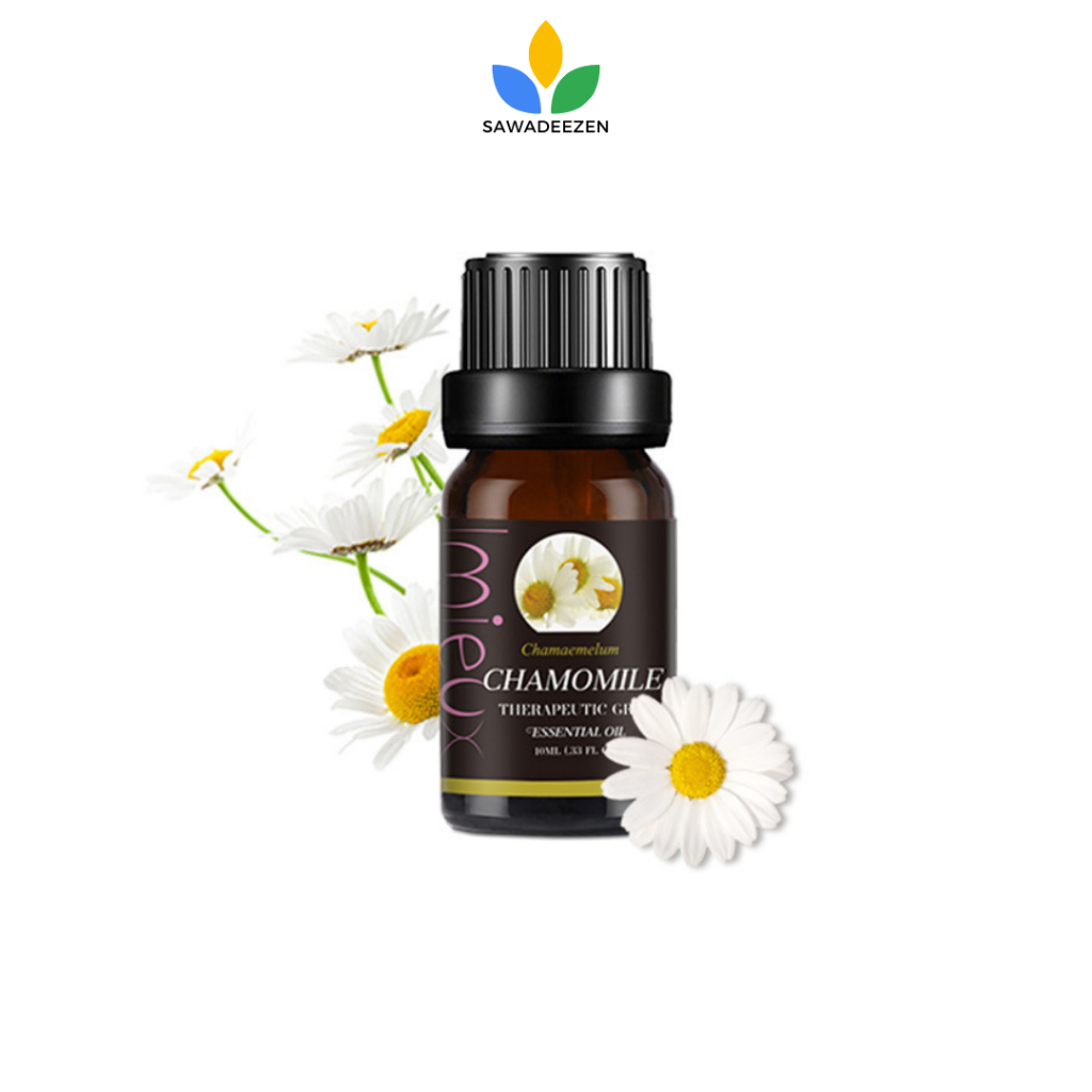 Chamomile Essential Oil, 100% Pure, Therapeutic Grade, 10 ml น้ำมันหอมระเหย กลิ่น คาโมมายล์ ...