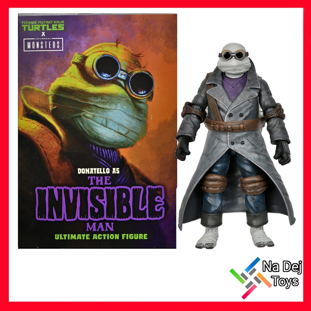 NECA TMNT Donatello as Invisible Man 7" Figure นินจาเต่า โดนาเทลโล ...