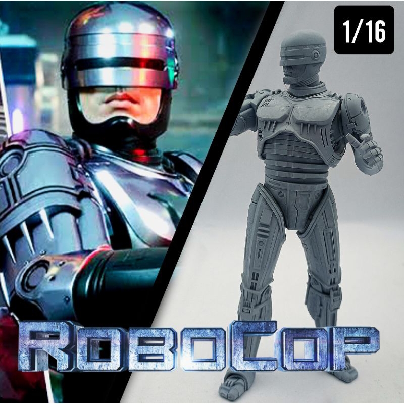 1/16 RoboCop โรโบคอป ตำรวจ ฟิกเกอร์ เรซิ่น | Shopee Thailand