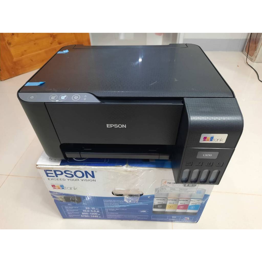ปริ้นเตอร์ EPSON L3210 รุ่นใหม่ล่าสุด (มือสอง) สภาพสวย พร้อมใช้งาน ...