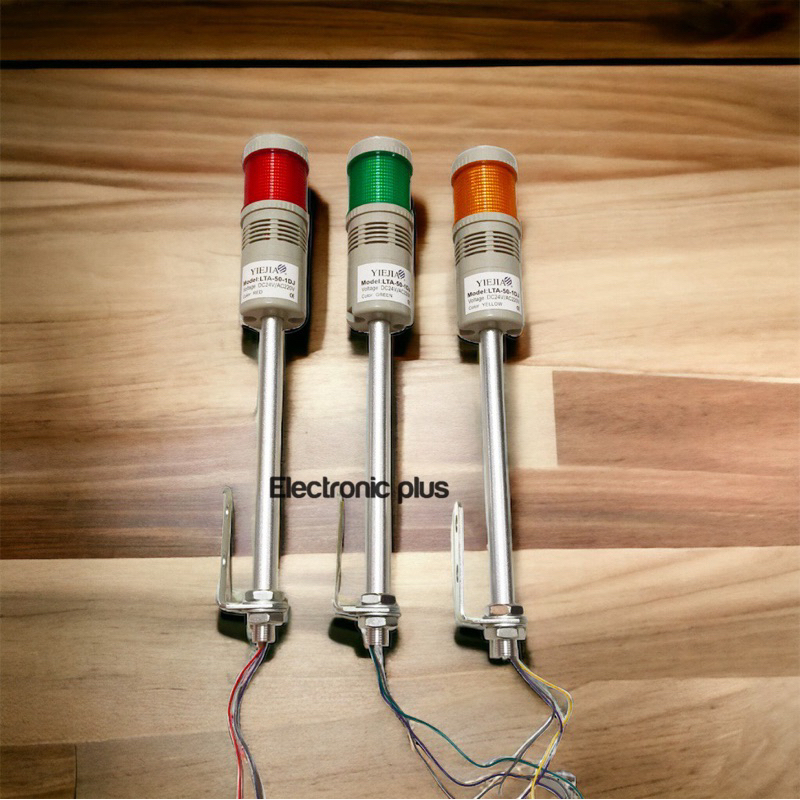 ทาวเวอร์ไลท์แบบมีเสียง LED LTA-50-1DJ,2DJ,3DJ เปิด/ปิดเสียงได้ เลือกแบบ ...