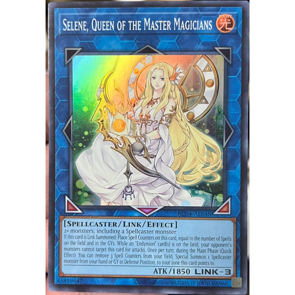 Yugioh Asia-Eng [RC04-AE048] Selene, Queen of the Master Magicians ...
