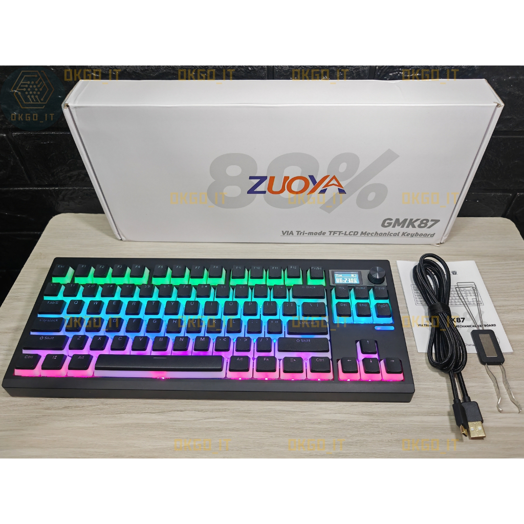 ZUOYAA Gmk87 คีย์บอร์ด 87 คีย์ (มือสอง) | Shopee Thailand