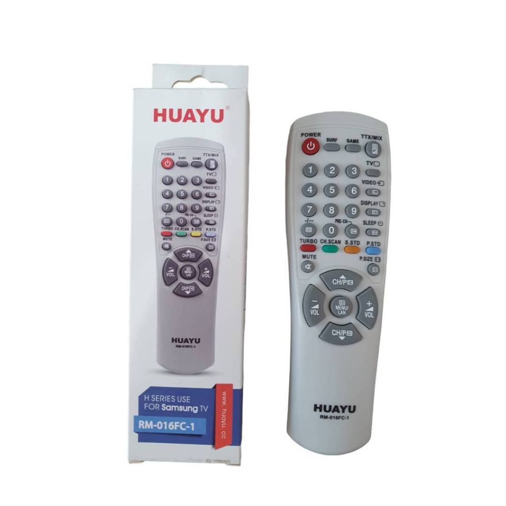 รีโมท รีโมทรวมทีวีทุกรุ่น สำหรับทีวีSAMSUNG RM-016FC-1 HUAYU | Shopee Thailand