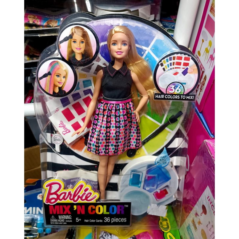 Barbie Mix'n Coler บาร์บี้รุ่นทำผมได้ มีสีมากกว่า 36สี++ คะ | Shopee ...