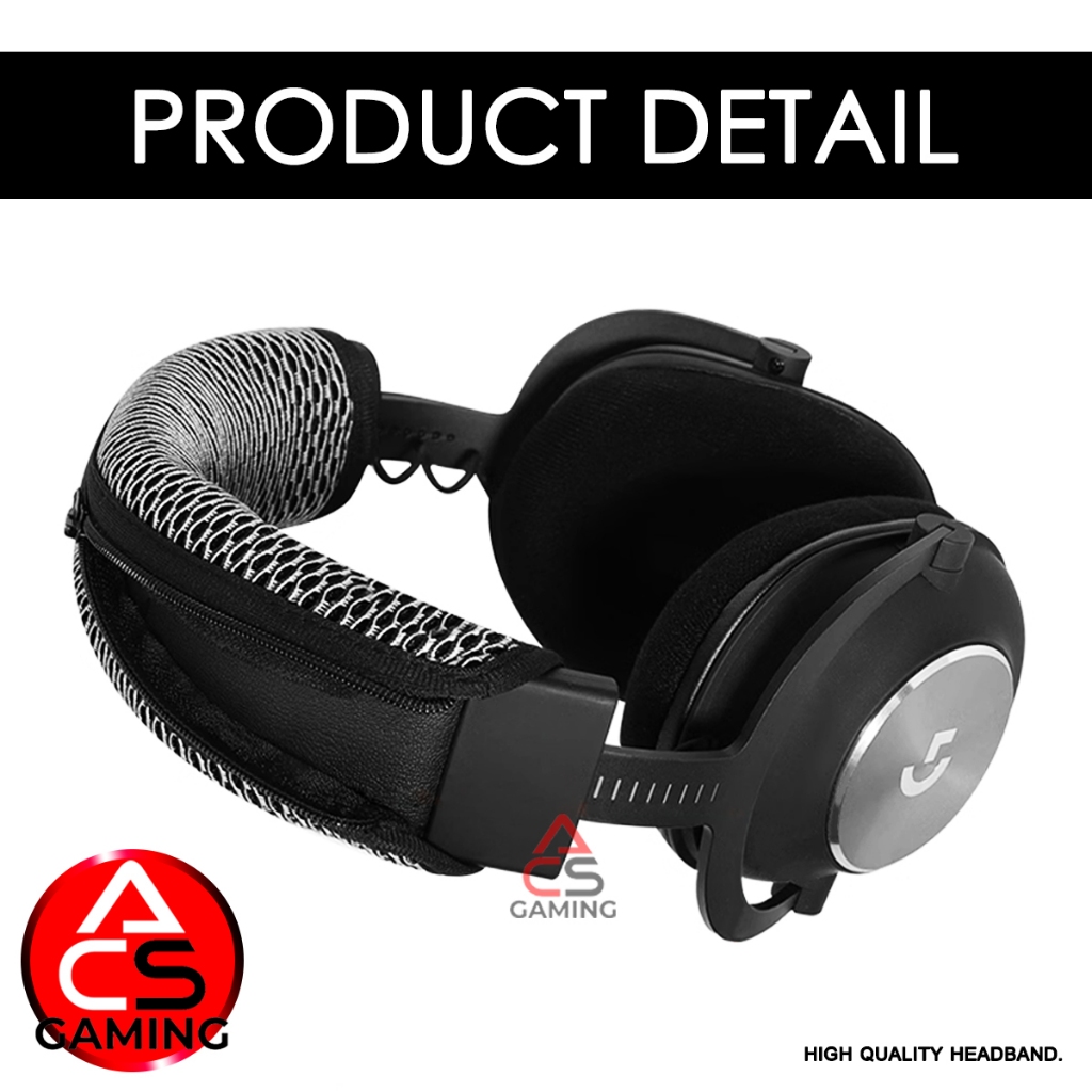 ACS ผ้าคาดหัวหูฟัง ใช้งานร่วมกับหูฟัง Logitech รุ่น G PRO X2 / G PRO X ...