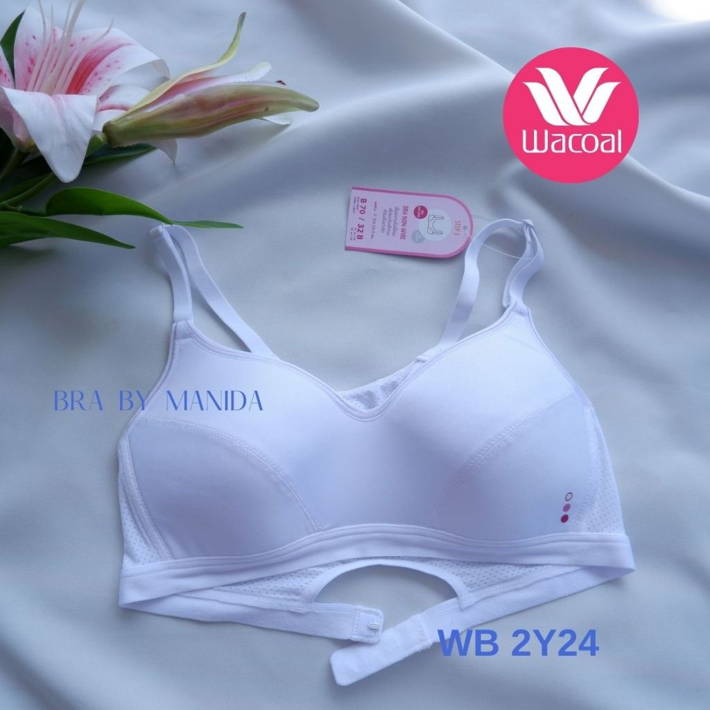 Wacoal Bloom Step 3 รุ่น WB 2Y24 สำหรับน้องที่มีเนินอกชัดเจน เสื้อชั้นในแบบไม่มีโครง ราคาเต็ม ...