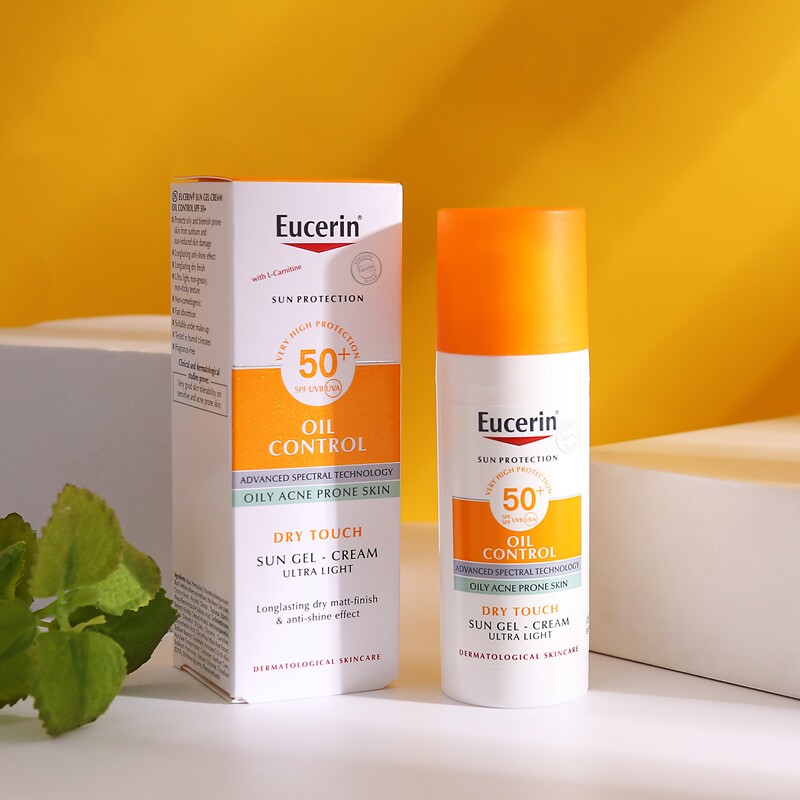 Oil Control SPF 50 Face Sunscreen Eucerin | Shopee Thailand
