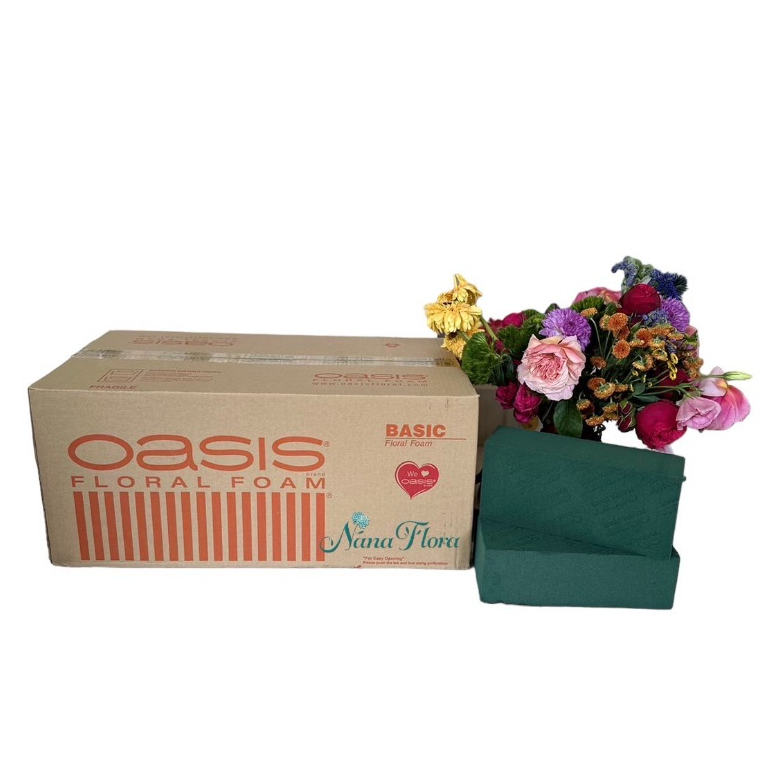 Oasis Basic โอเอซิส เบสิค โฟมปักดอกไม้ อุปกรณ์จัดดอกไม้ | Shopee Thailand