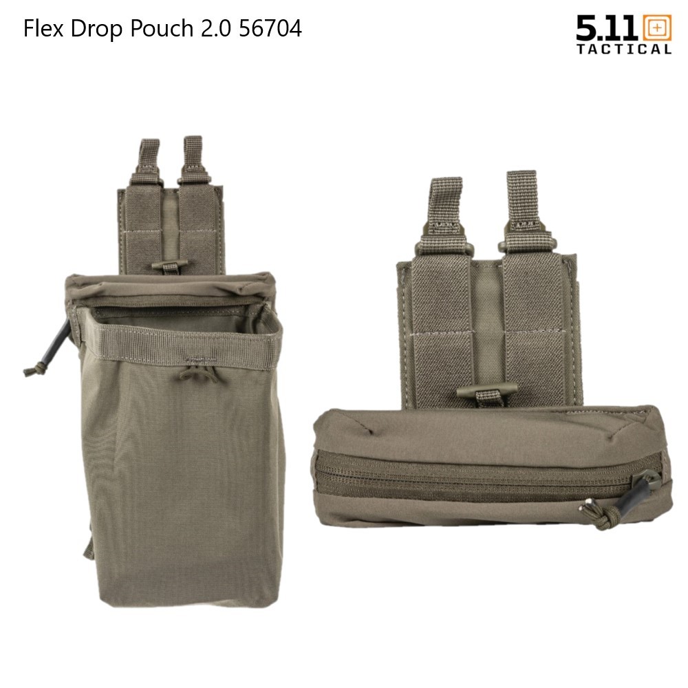 5.11 Tactical Flex Drop Pouch 2.0 56704 ถุงทิ้งแมกาซีนปืนเล็กยาว ปากกว้าง ใช้งานง่าย พับเก็บได้ ...