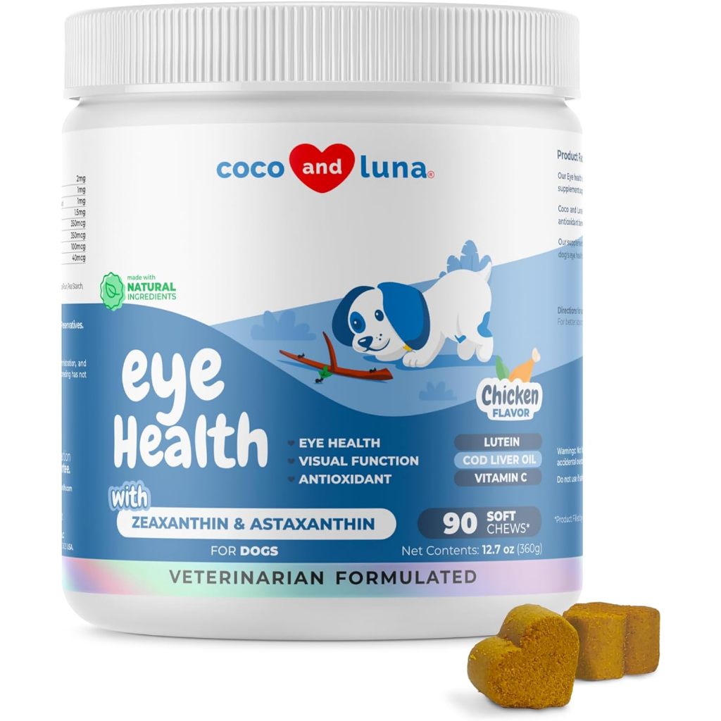 Dog Eye Health Support บำรุงดวงตาสุนัข สายตา จอประสาทตา Made in USA ...