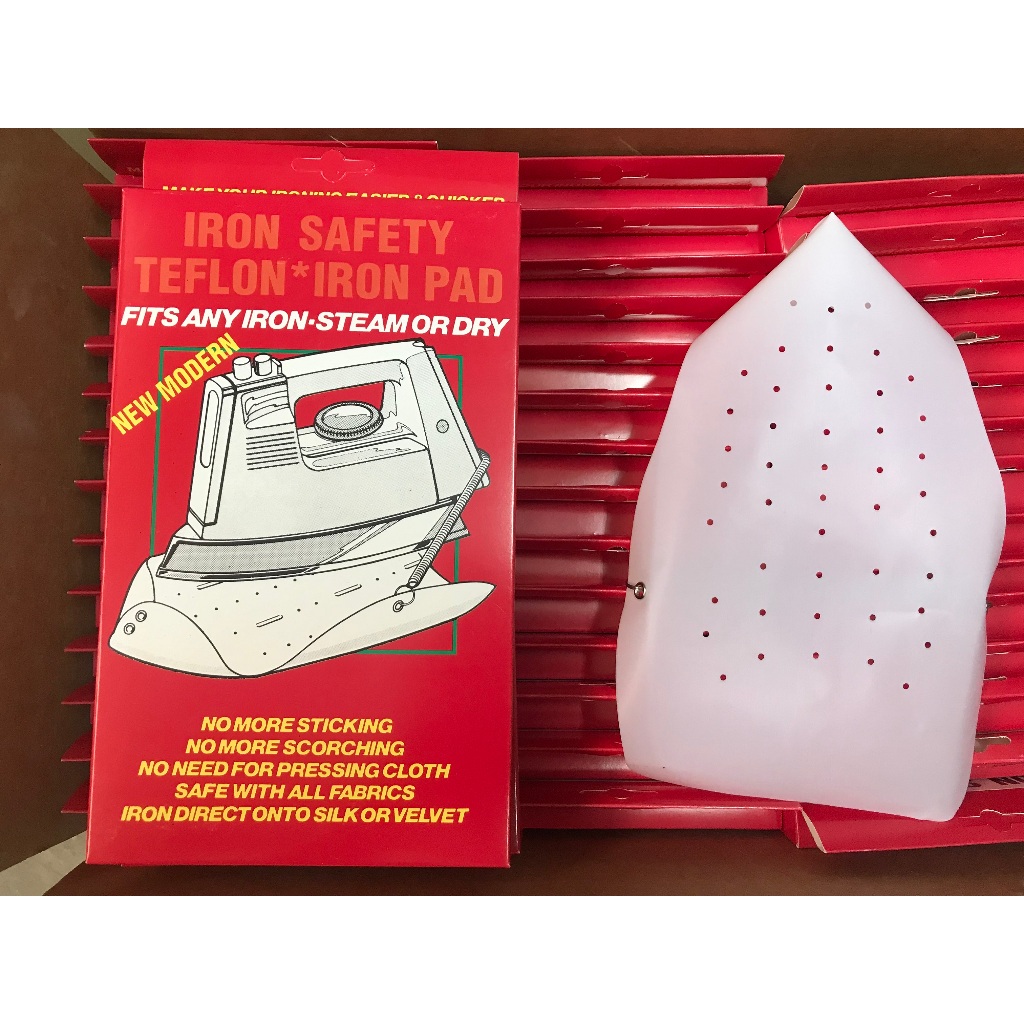 แผ่นรองเตารีด กล่องแดง TEFLON IRON PAD | Shopee Thailand