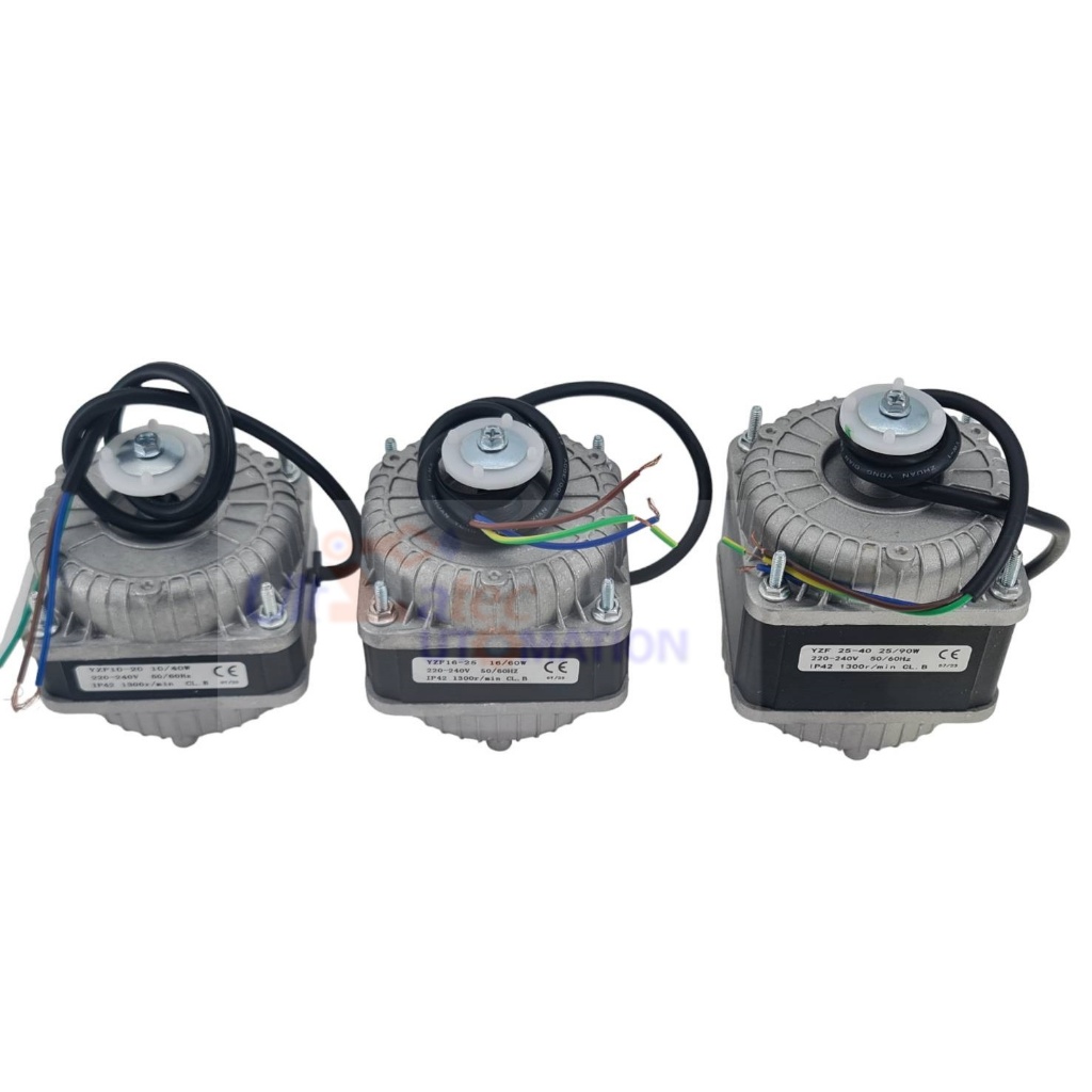 มอเตอร์พัดลมตู้เย็นตู้แช่ ขนาด25/90W 16/60W 10/40W สามารถใช้ได้กับตู้ ...