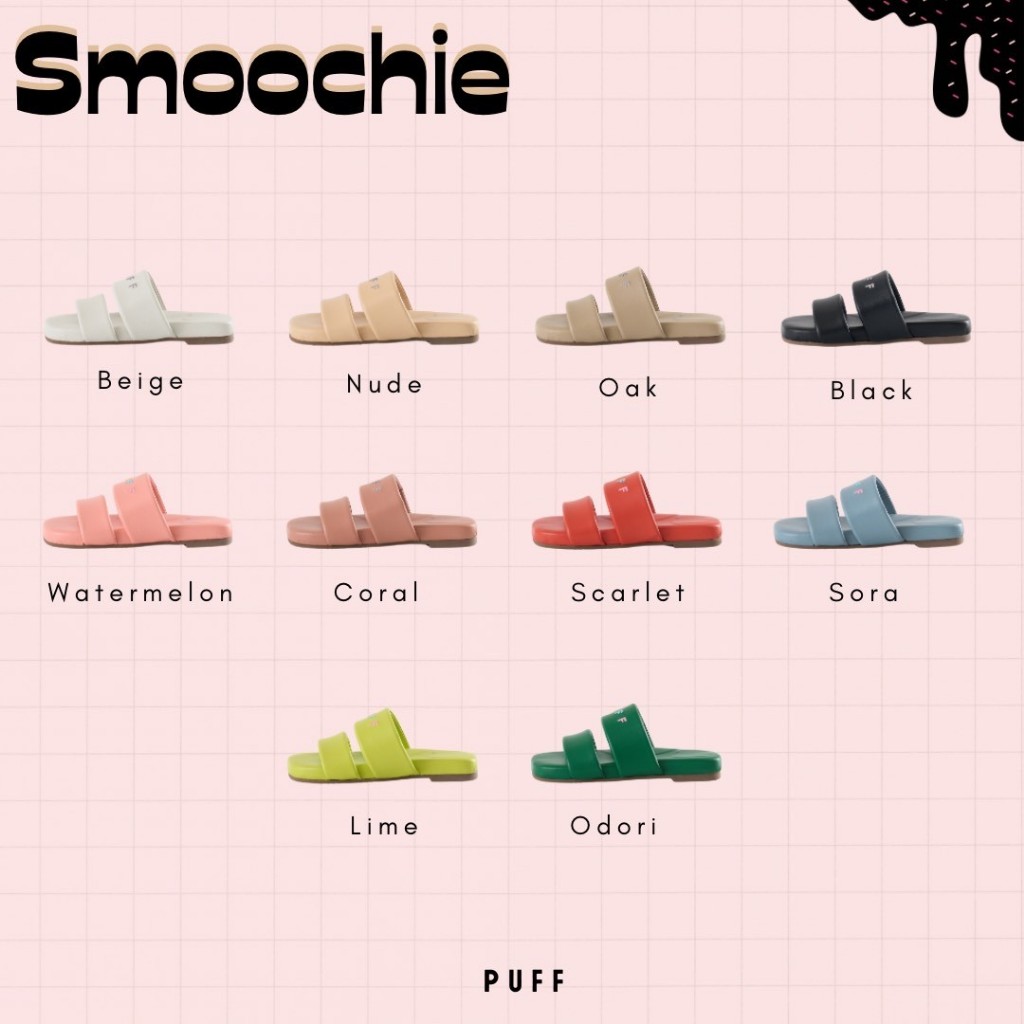 PUFFSHOES.OFFICIAL : SMOOCHIE SANDAL | Shopee Thailand