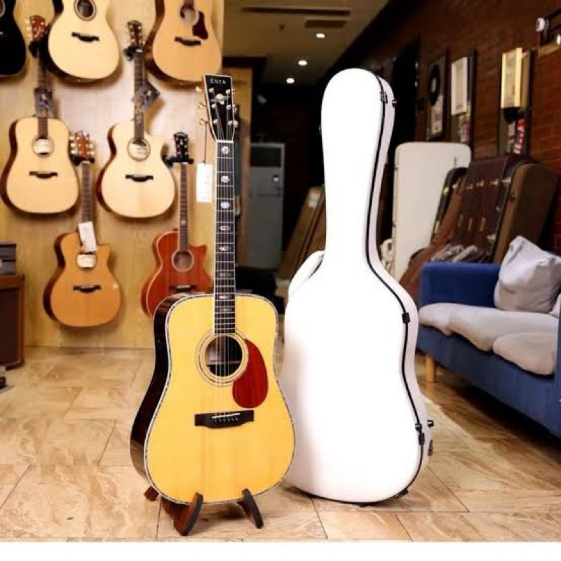 ENYA T-10D All Solid เกรดพรีเมี่ยม ไม้หน้า Adirondack | Shopee Thailand