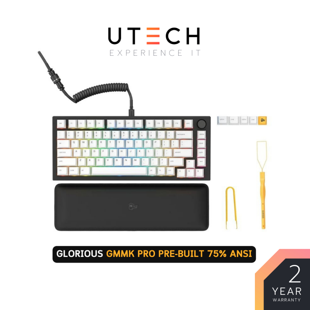 คีย์บอร์ด Glorious GMMK PRO Pre-built - Black Slate - Glorious Fox sw ...