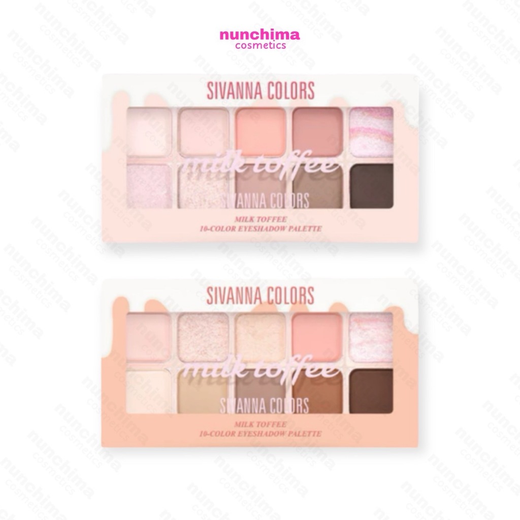 HF632 Sivanna Colors Milk Toffee 10 Colors Eyeshadow Palette ซีเวนน่า ...